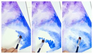 Easy Galaxy Watercolor Painting For Kids and Beginners - RiseBrite